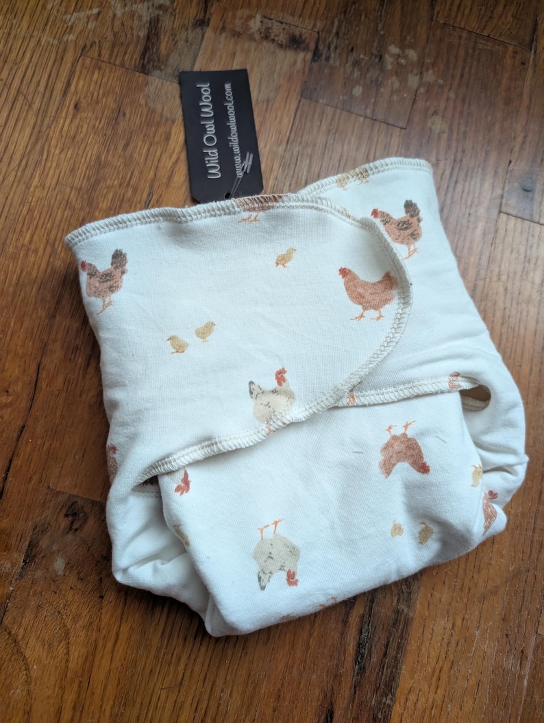 Chicken Preflat Diaper - Etsy