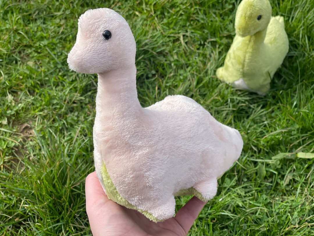HANDMADE Plushie Dinosaur Brachiosaurus Cute & Soft Little Friend Gift ...