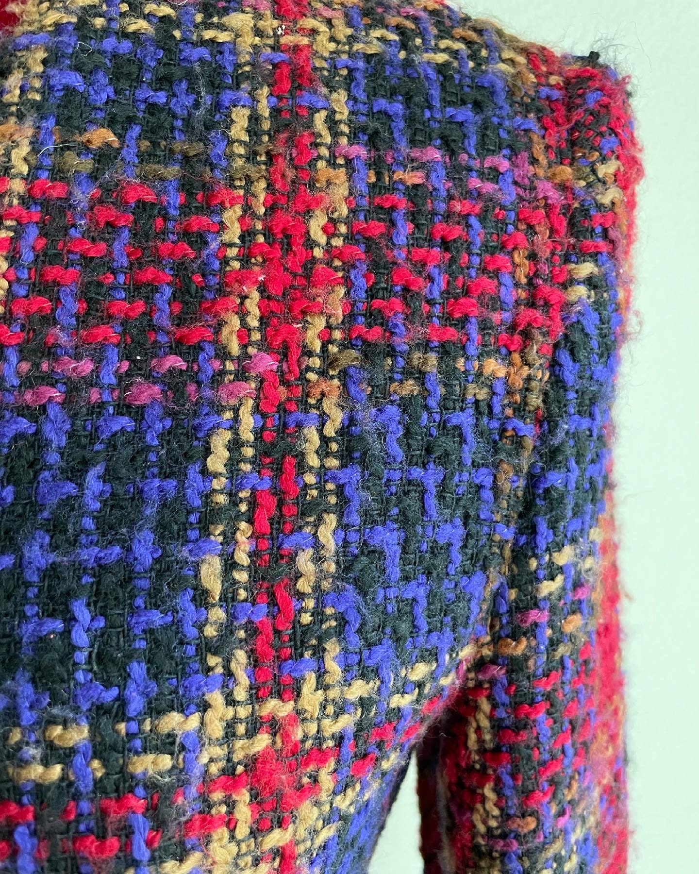 Koret Petites Multi-colored Tweed Blazer M - Etsy