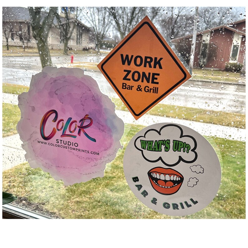 Vinyl Decals/static Cling/custom Decals/corporate Logo/window Cling - Etsy