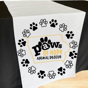 Custom Table Runner/logo Table Runner/table Decorations/event Table ...