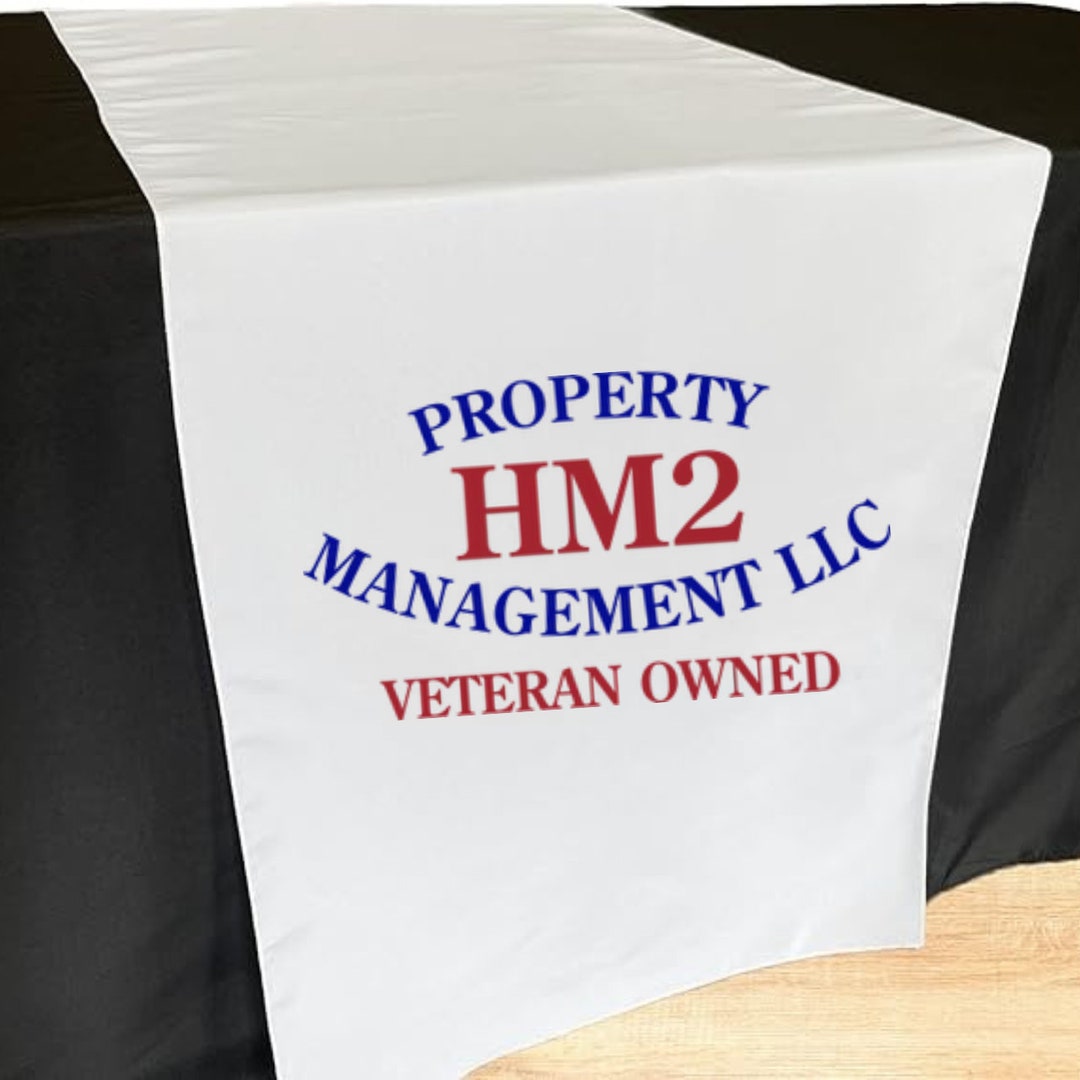 Custom Table Runner/logo Table Runner/table Decorations/event Table ...