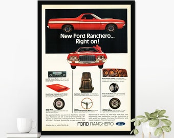 Ford Ranchero Art - Etsy