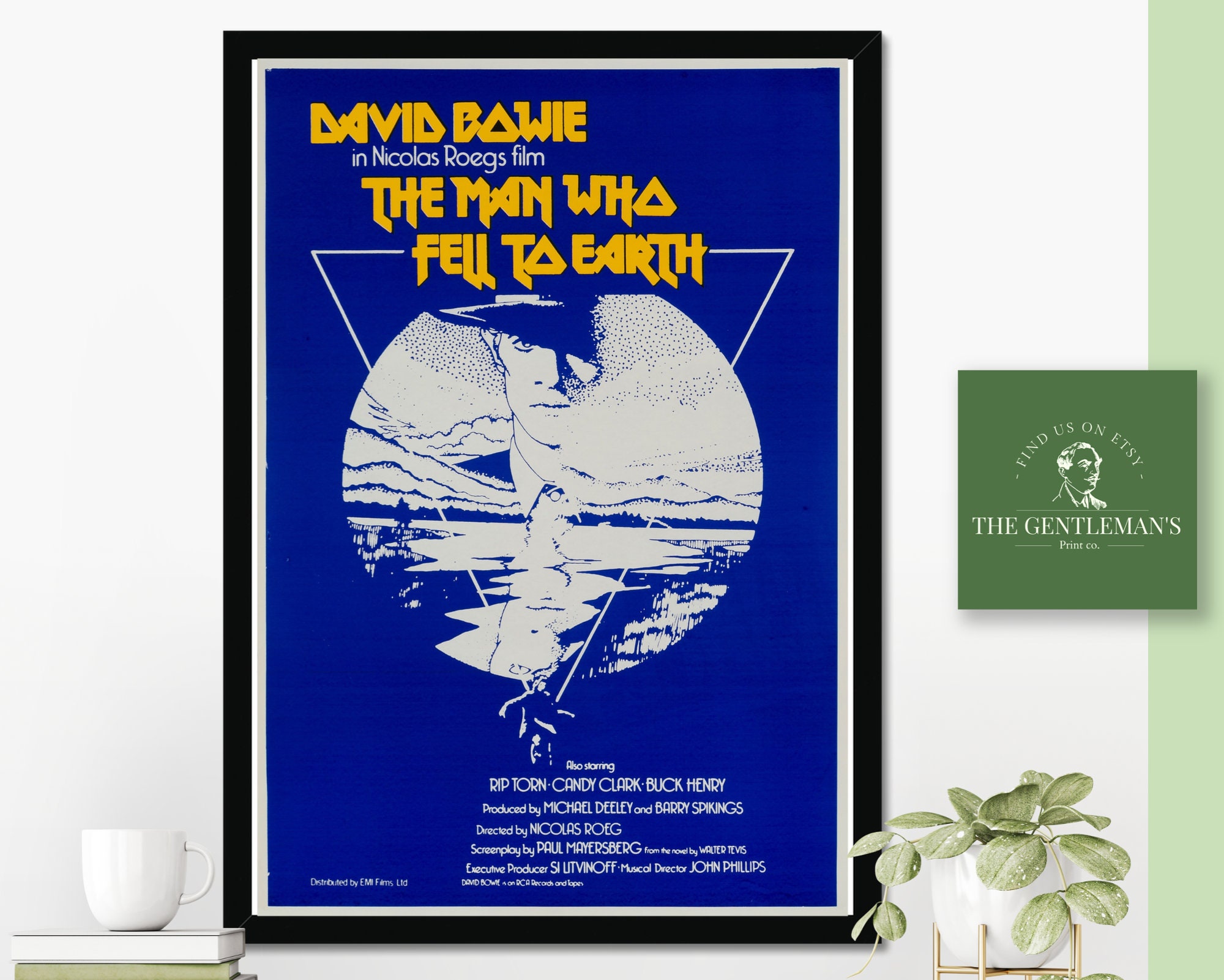 DAVID BOWIE Promotional Poster Quality Reproduction Print Wall Art Wall ...