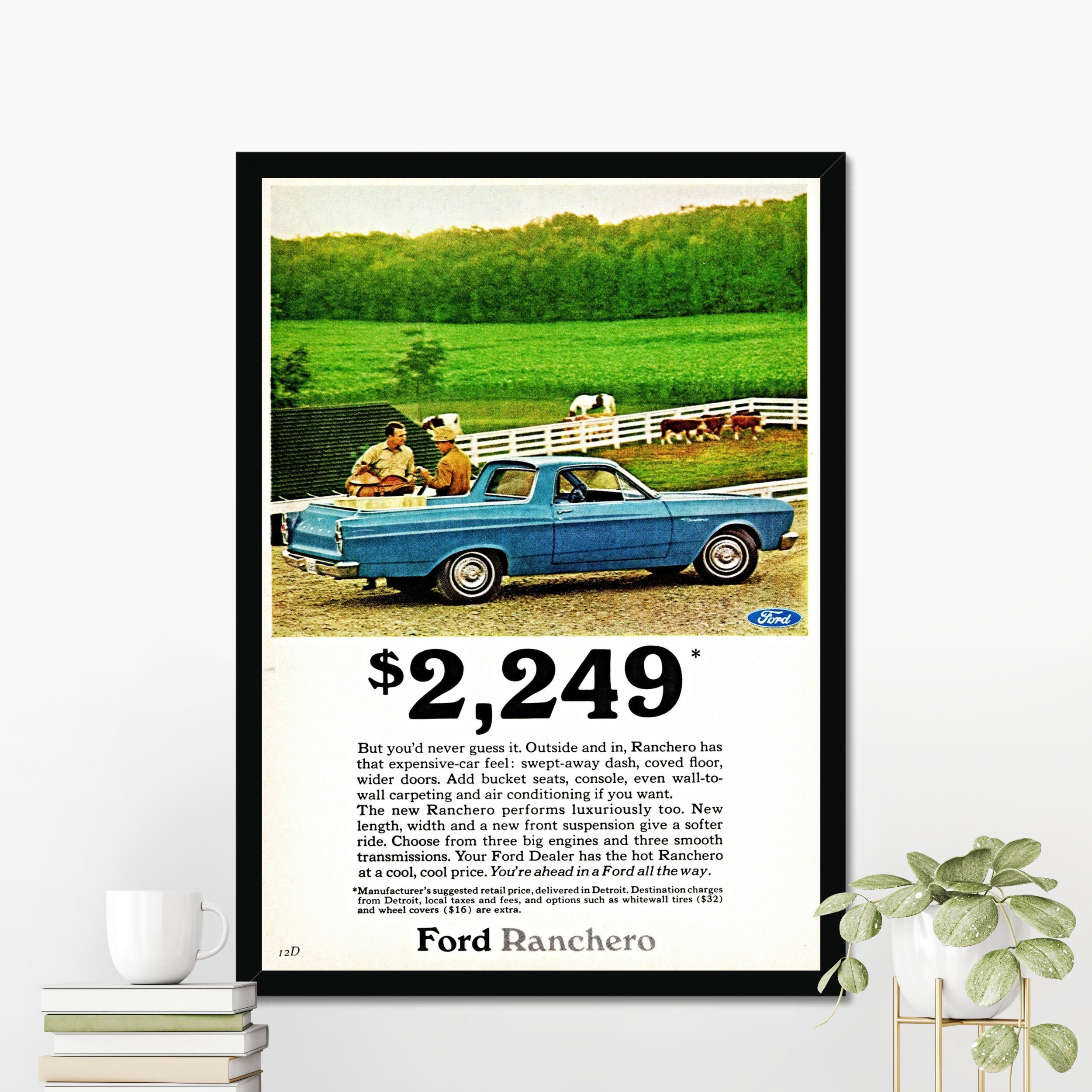 Prints 70 Years of Ford Pickup Quality Reproduction Print / Wall Art ...