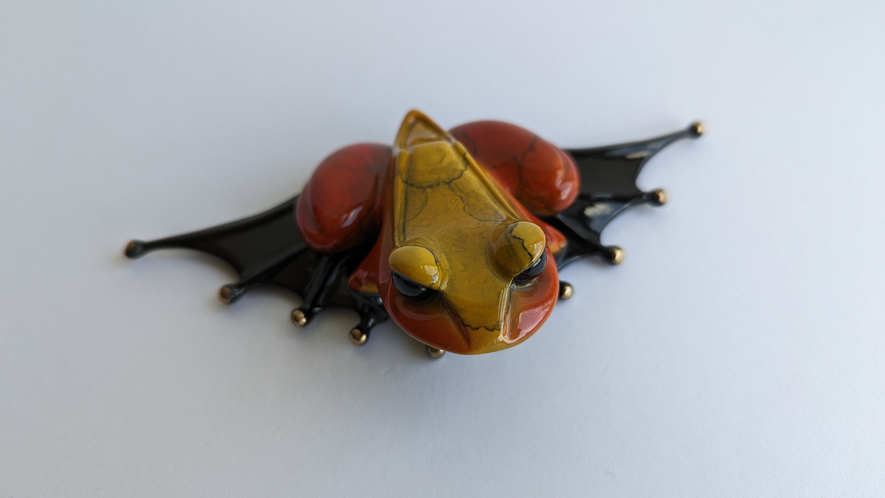 Rare Tim Cotterill frogman Bronze Frog flipper Sculpture - Etsy