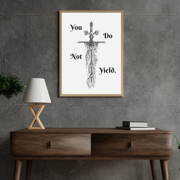 Fireheart You Do Not Yield - Etsy