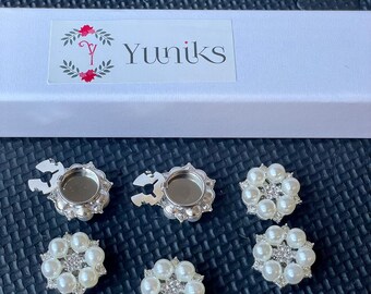 Rhinestone Button - Etsy