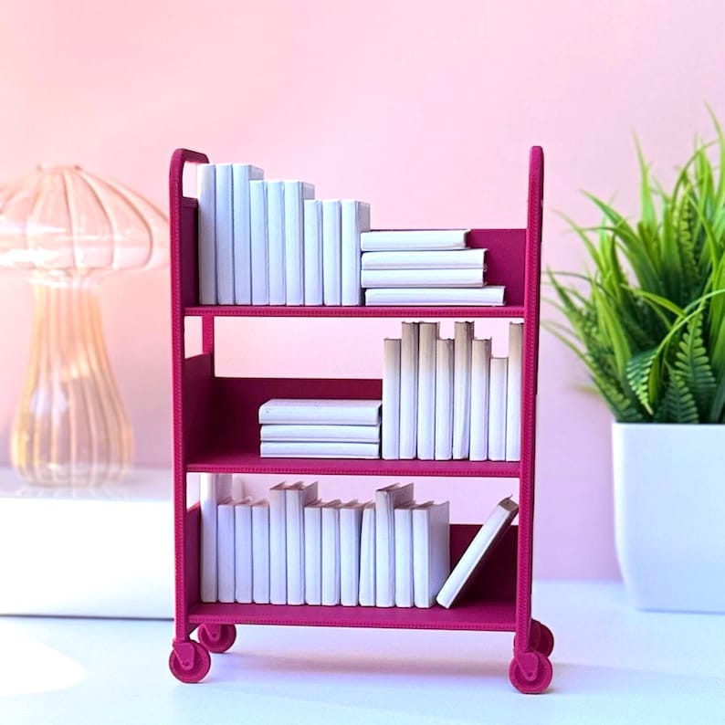 1:6 Scale Mini Book Blanks – 3D Printed Dollhouse Books, TBR Jars, DIY ...