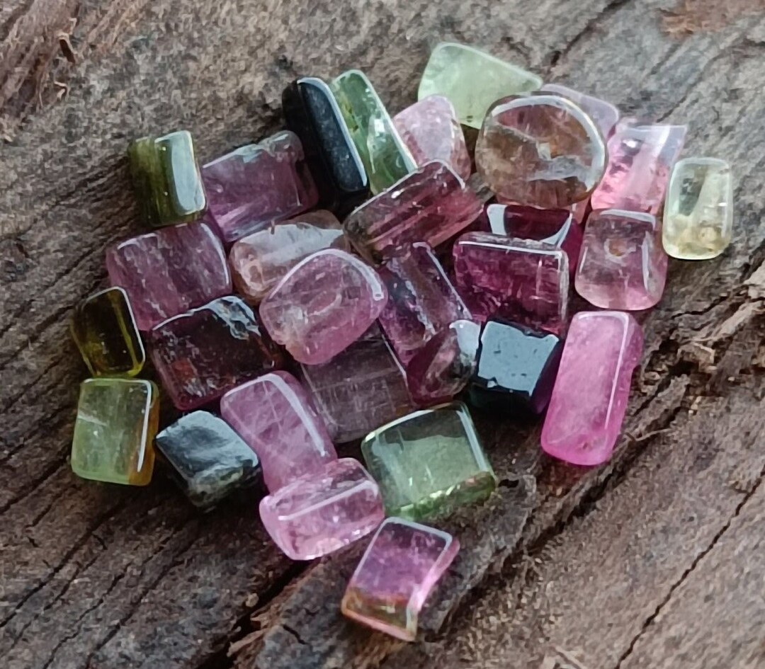 Natural Multy Tourmaline Chips/multy Tourmaline Cubes Quality/natural ...