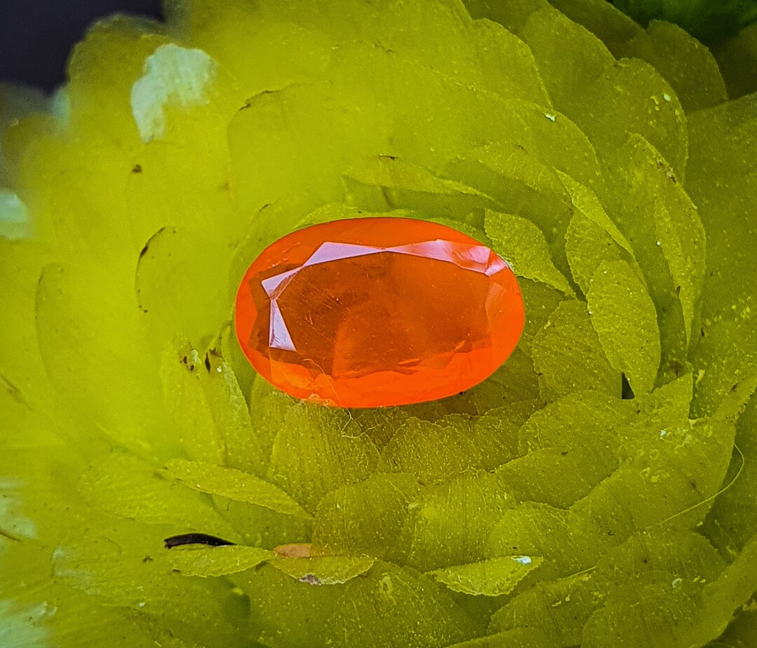 MEXICAN Opal A One 100% Natural Mexican Fire Opal 12x8x5 Mm Faceted Cut ...