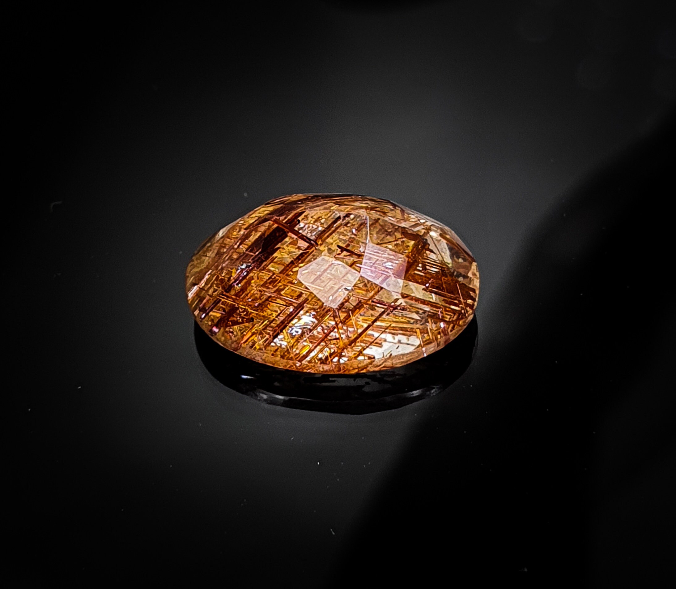 Natural Rutile Quartz Oval Shape Faceted Rutile Quartz Piece - Etsy