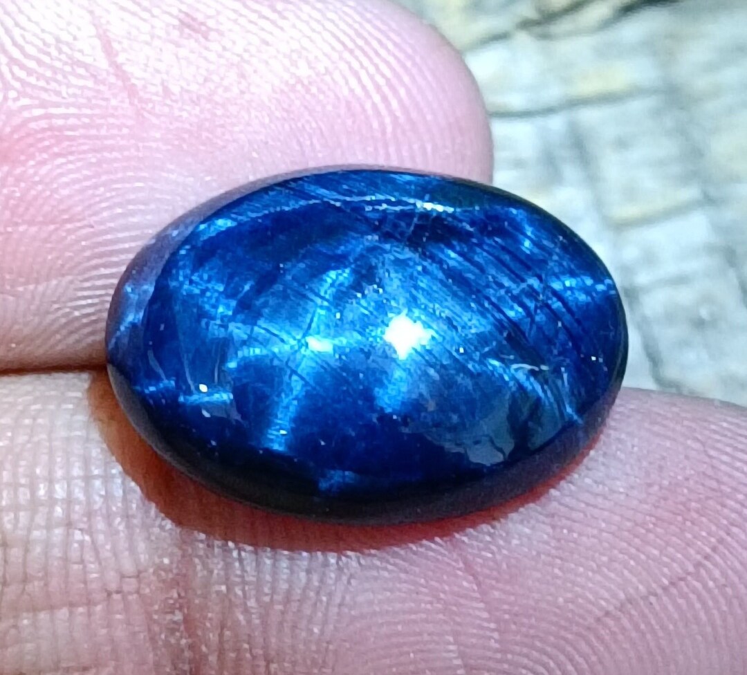 Natural Blue Star Sapphire Diffusion, 6 Rays Star Sapphire, 6 Line ...