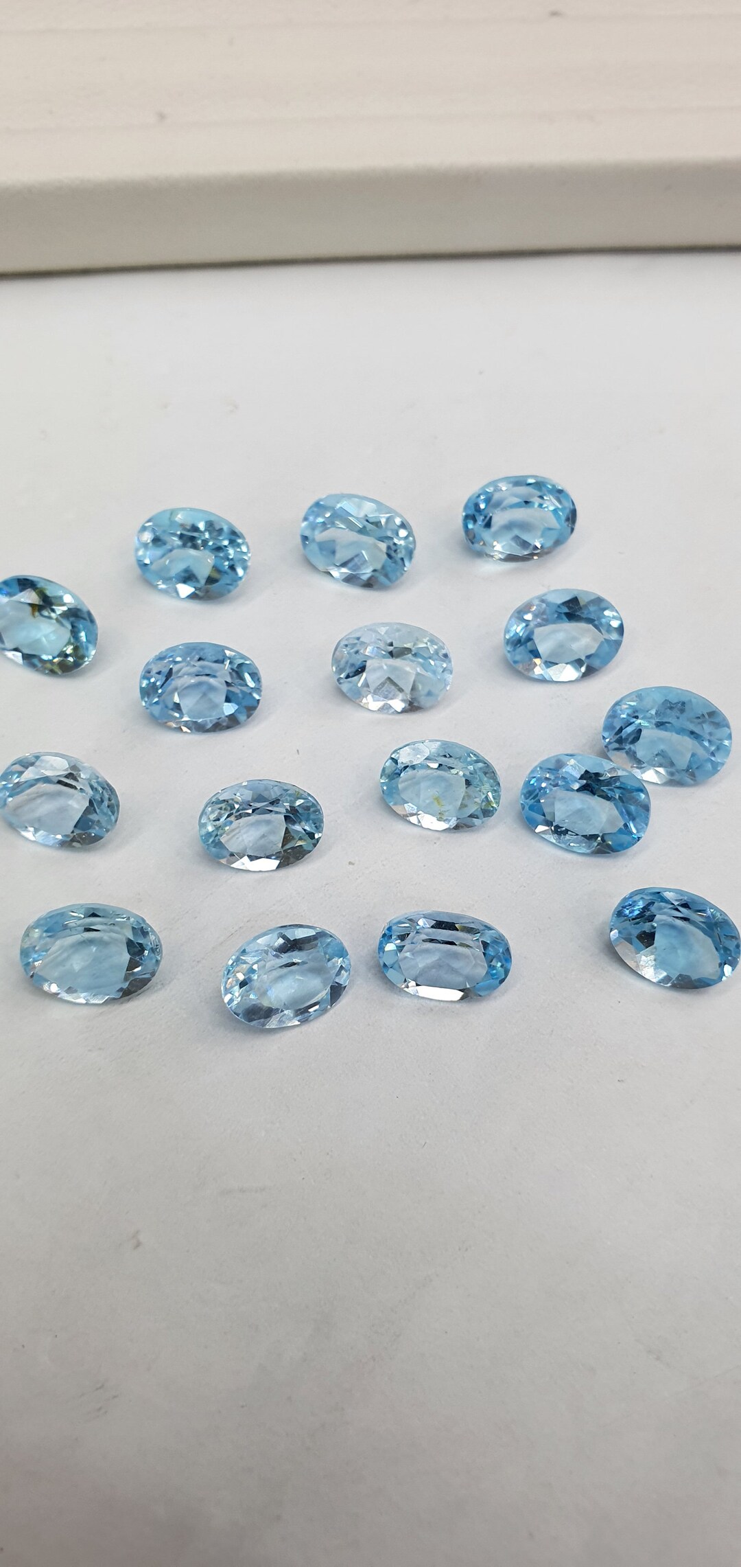 7x9 Mm Oval Blue Topaznatural Calibrated Blue Topazoval 7x9 - Etsy