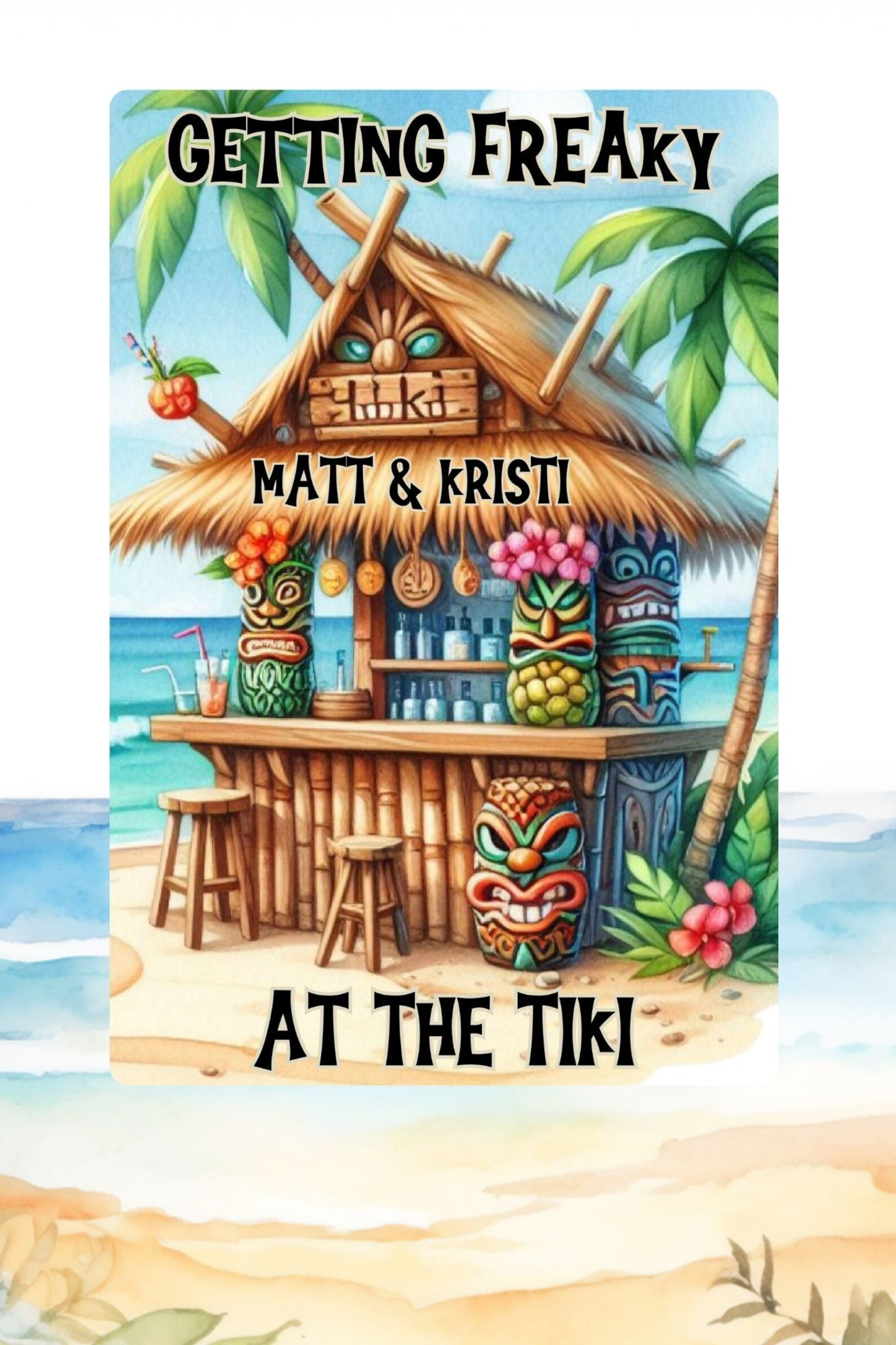 Personalized Tiki Bar Sign, Tiki Lounge Sign, Tiki Hut Decor, Tiki Bar ...