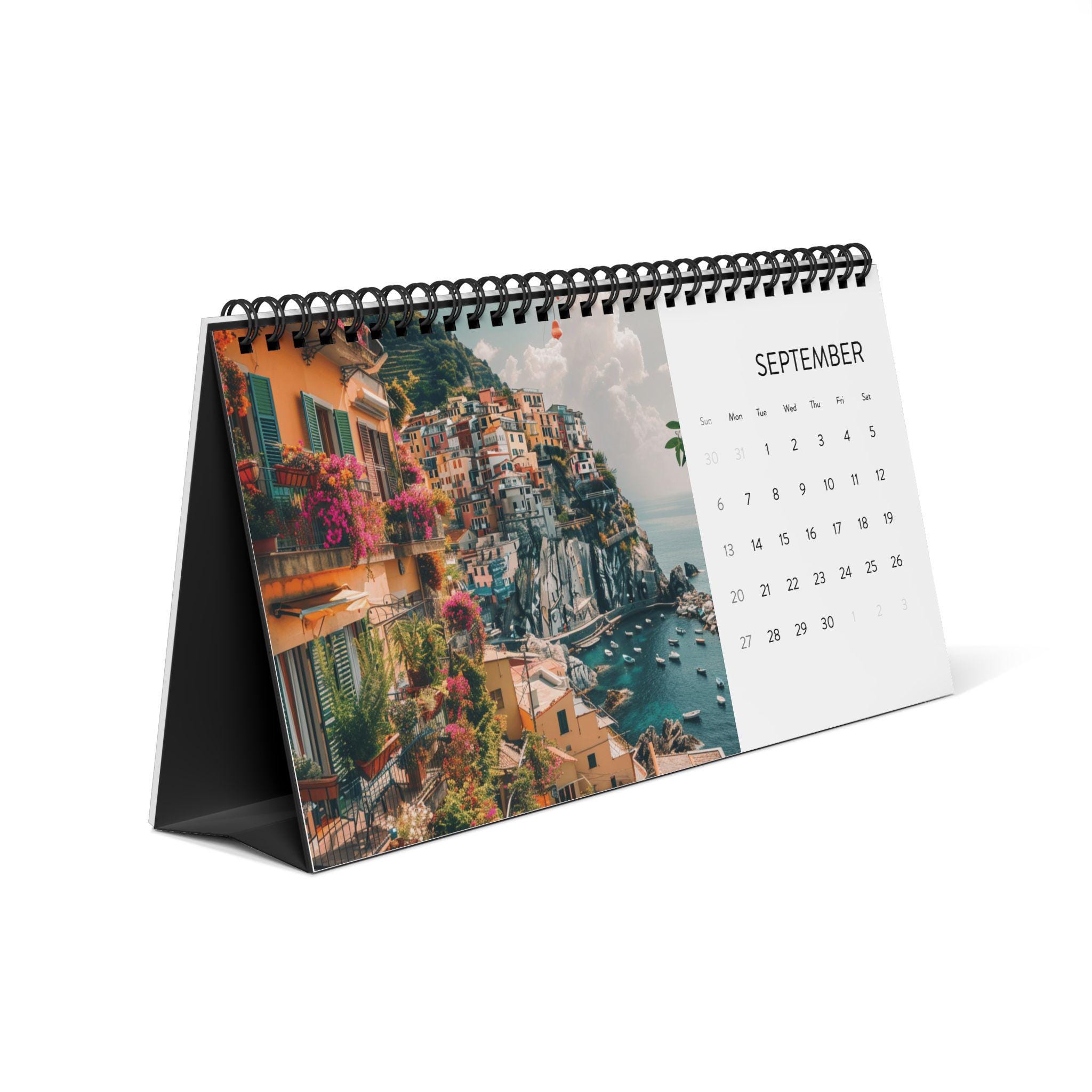 2026 Italy Desk Calendar: Artistic Landscape Planner, Travel Gift - Etsy