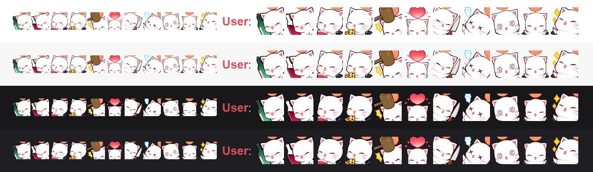 FFXIV Moogle Emotes - Etsy