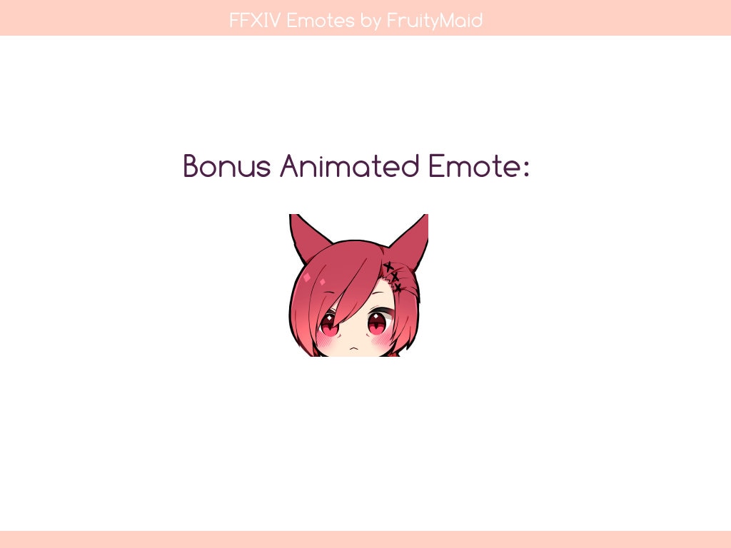 FFXIV Emote Set 2 - Etsy