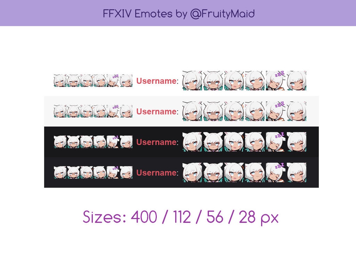 FFXIV Emote Set 6 | Y'shtola Rhul - Etsy