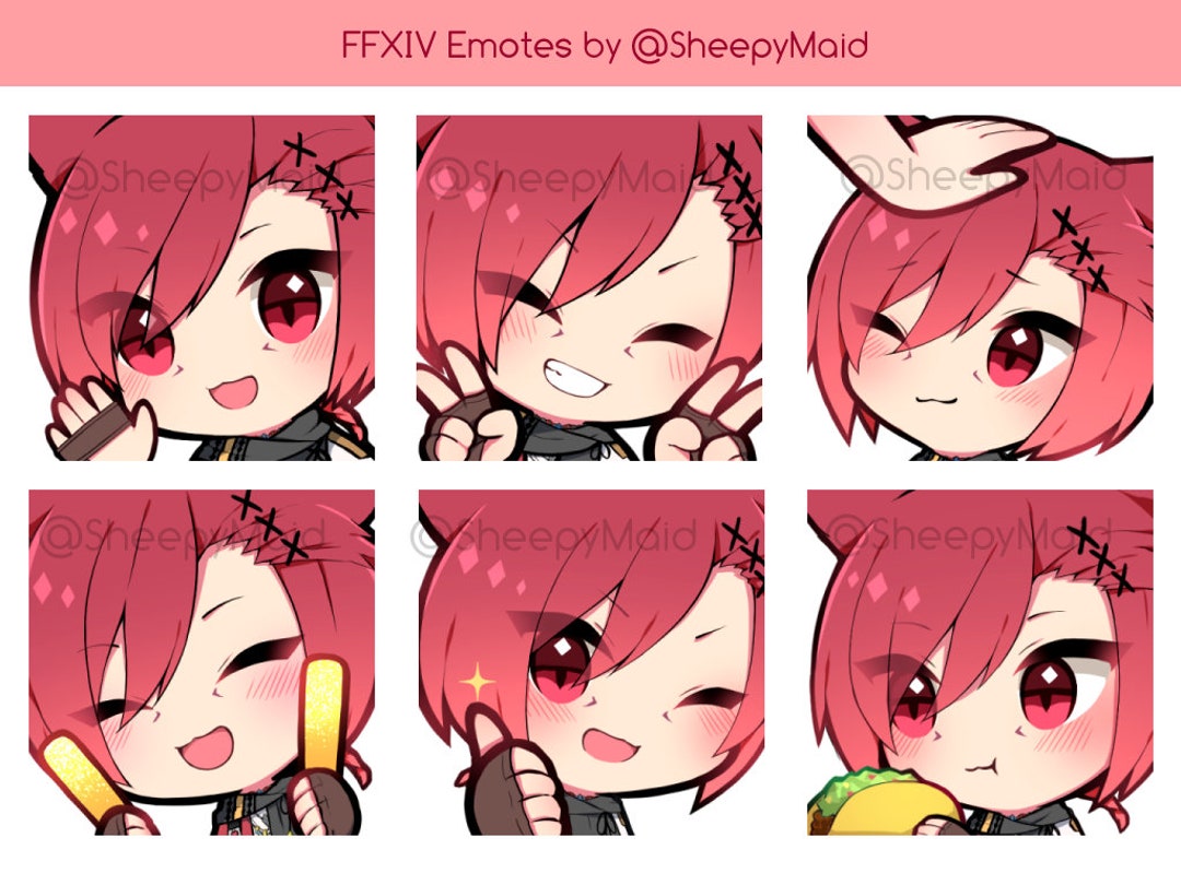 FFXIV Emote Set | G'raha Tia 2 | Animated Emotes - Etsy