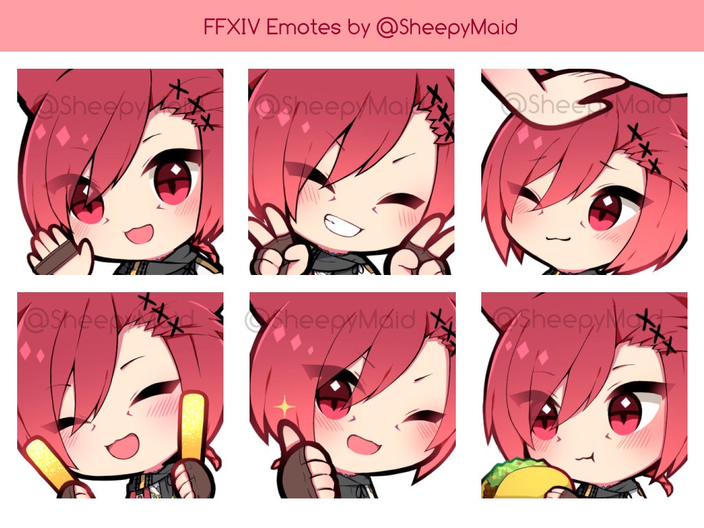 FFXIV Emote Set | G'raha Tia 2 | Animated Emotes - Etsy