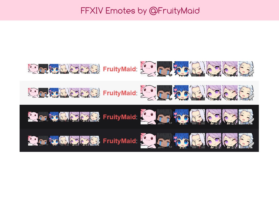 FFXIV Emote Set 3 Ancients Animated Emotes - Etsy