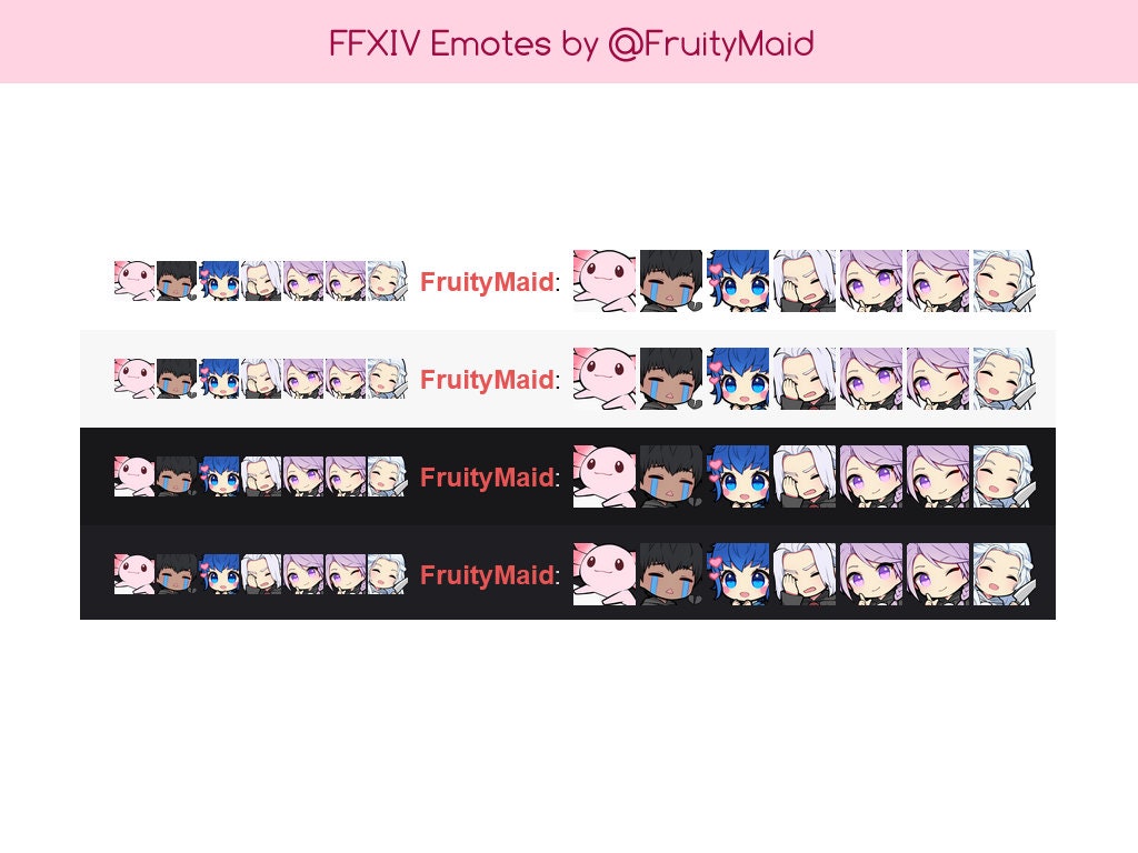 FFXIV Emote Set 3 Ancients Animated Emotes - Etsy