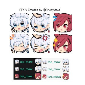 FFXIV Emote Set 1 | Animated Emotes - Etsy