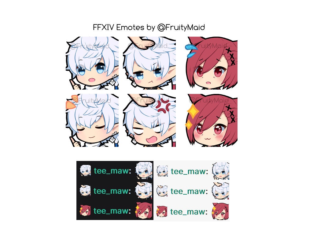 FFXIV Emote Set 1 | Animated Emotes - Etsy