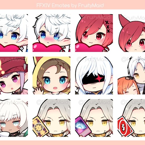 FFXIV Emote Set 8 Emet-selch - Etsy