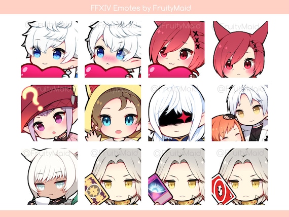 FFXIV Emote Set 2 - Etsy