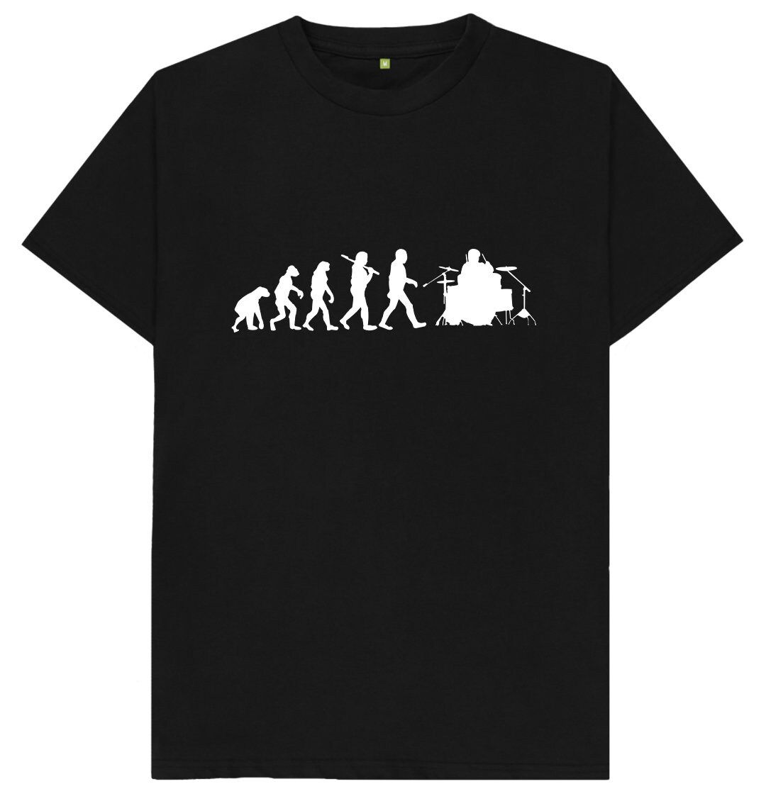 Evolution of A Drummer Rock Rocker Drums Kids Womens Unisex T Shirt - Etsy