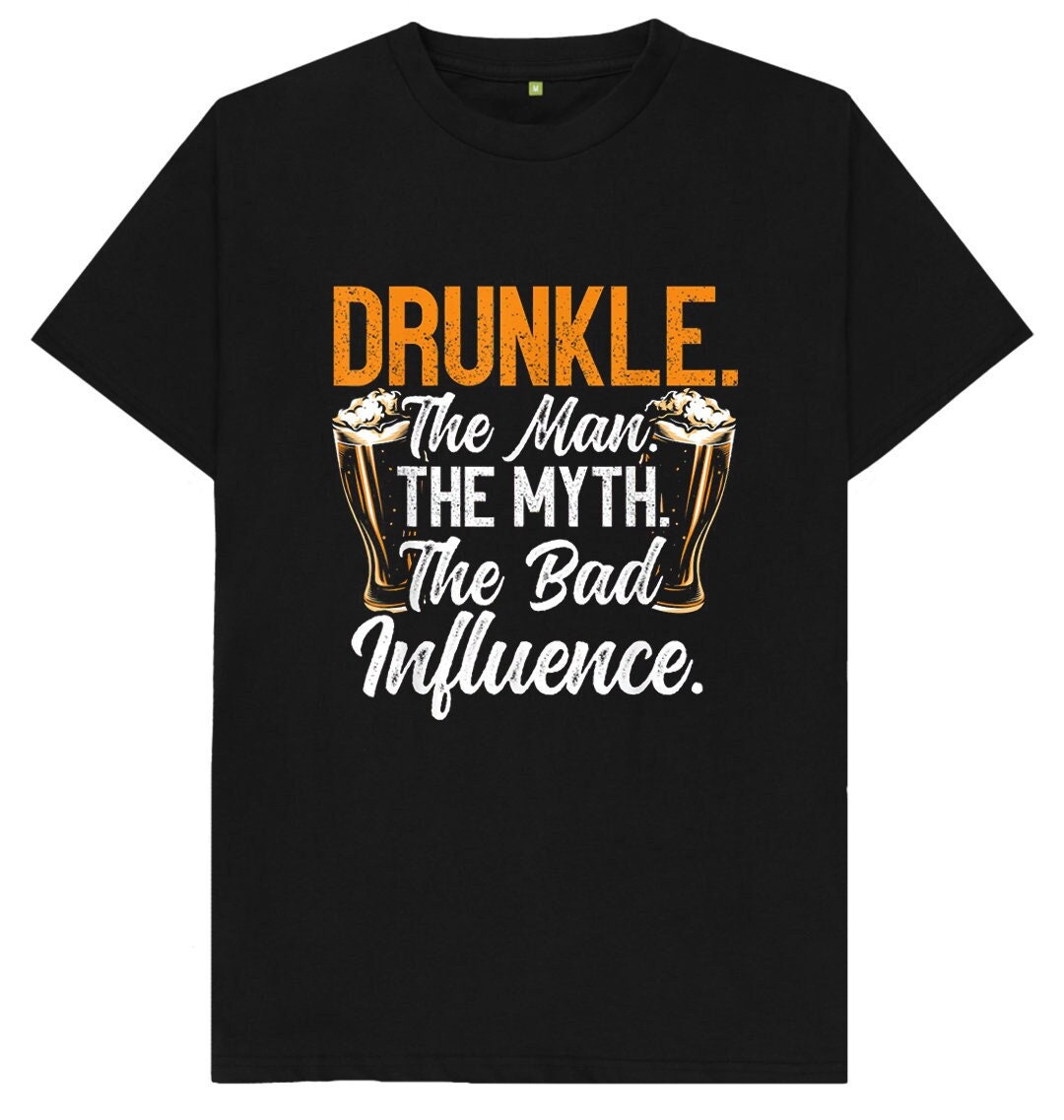 Drunkle the Man the Myth the Bad Influence Uncle Gift Uncle Birthday T ...