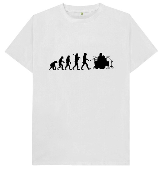 Evolution of A Drummer Rock Rocker Drums Kids Womens Unisex T - Etsy