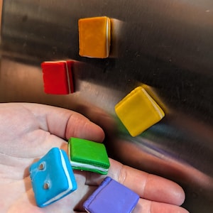 Book Magnet - Mini Polymer Clay Fridge Magnet - Etsy