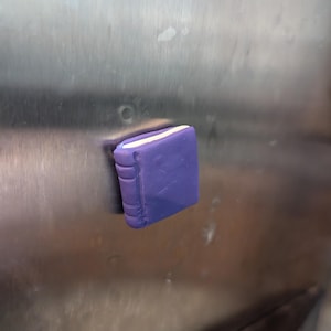 Book Magnet - Mini Polymer Clay Fridge Magnet - Etsy
