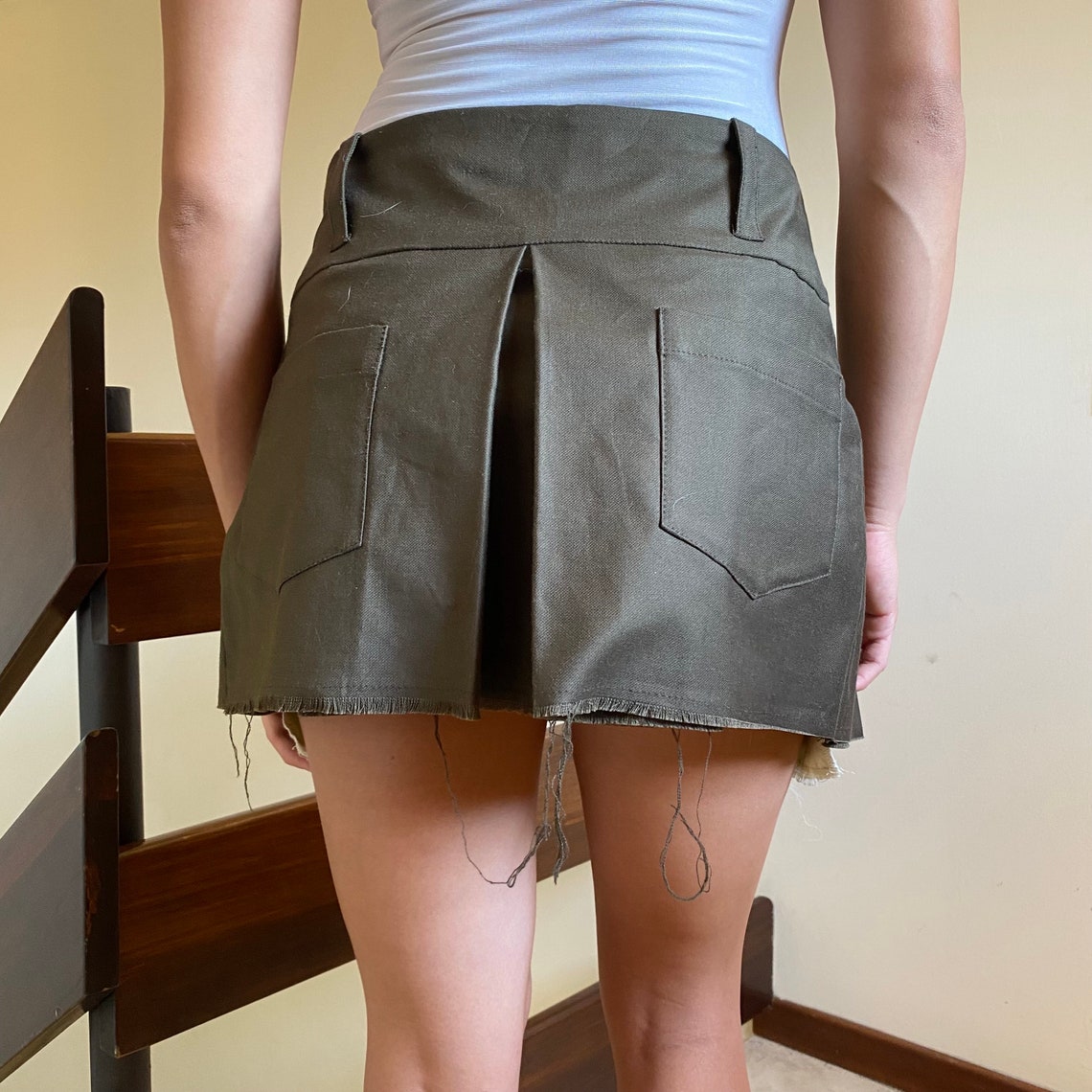 Pleated Mini Skirt Pattern Miu Miu Style Instant PDF - Etsy