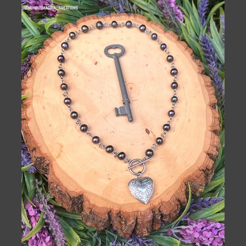 Pearl Locket - Etsy