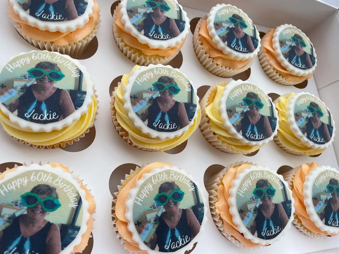 Edible Cake, Cupcake and Cookie Toppers | Any Image, Logo, Wording ...