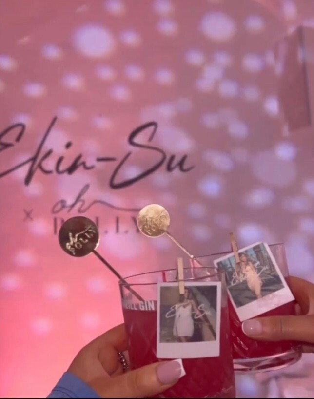 12 Polaroid Personalised Edible Celebration Cocktail Toppers — Preston ...