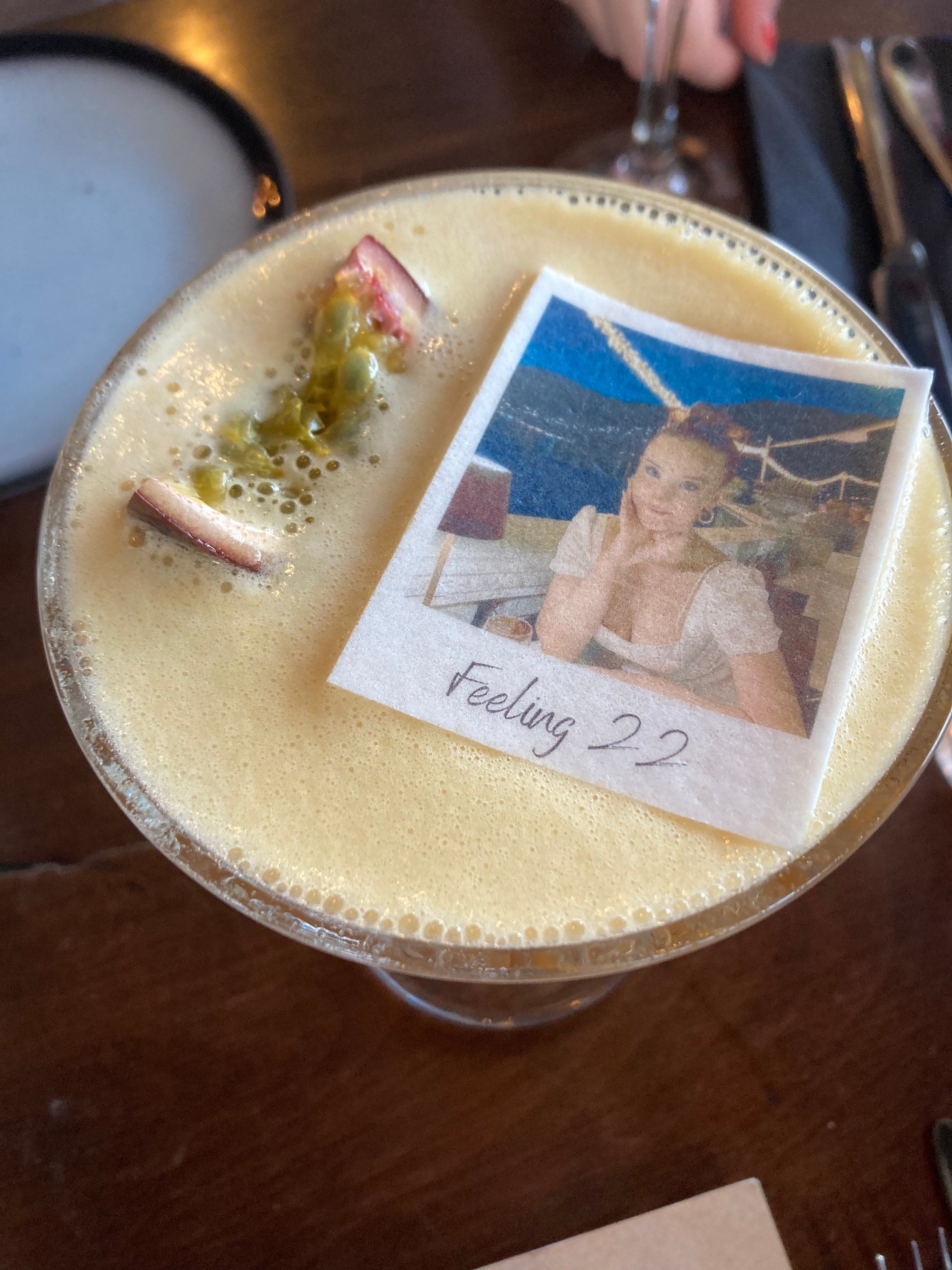 12 Polaroid Personalised Edible Celebration Cocktail Toppers — Preston ...