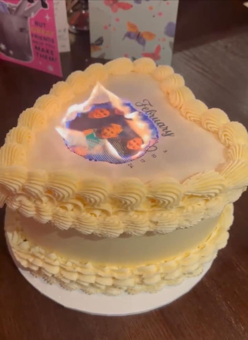 Burn Cake Wafer Paper & Icing Sheet Bundle | Burning Cake | Burn Away ...