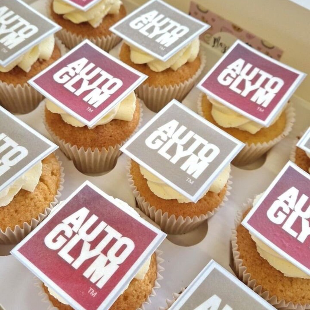 Edible Square Cake, Cupcake and Cookie Toppers | Any Image, Logo ...