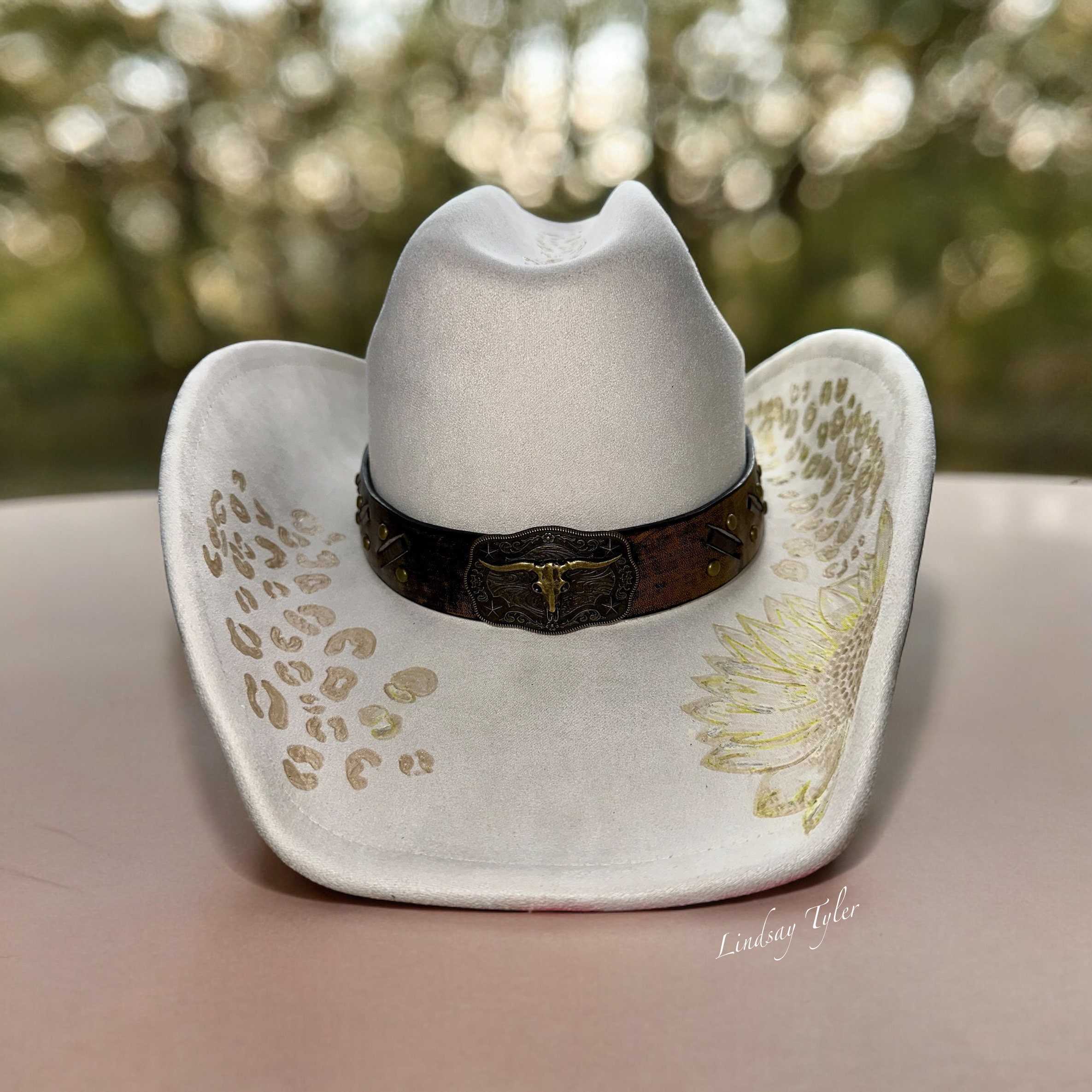 Savannah - Hand Burned Western Hat - Etsy