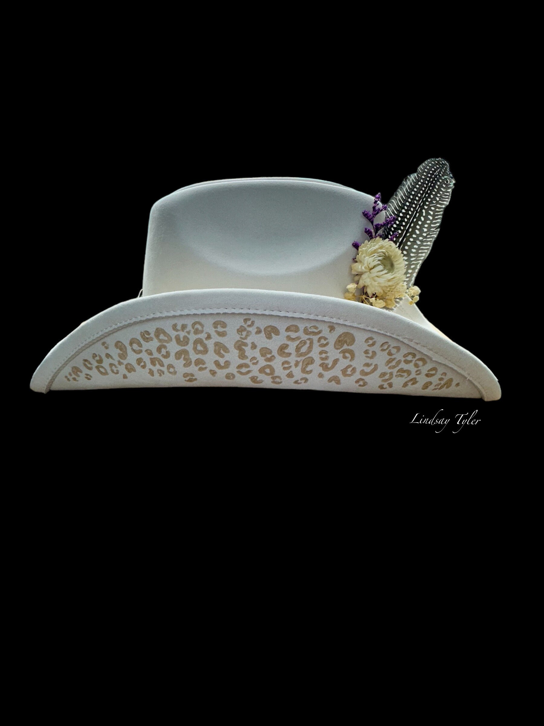 Savannah - Hand Burned Western Hat - Etsy
