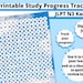 Printable Japanese Study Progress Tracker Motivation Booster Cheat ...