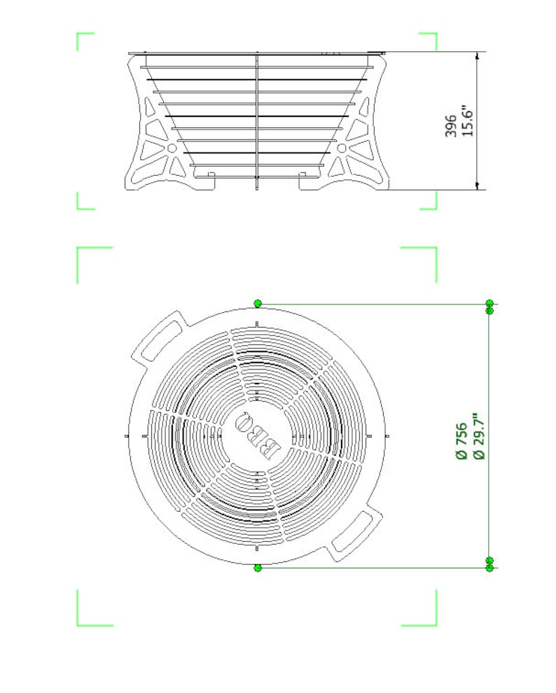 Ring Fire Pit Collapsible Grill Bbq DXF Files for Plasma | Etsy