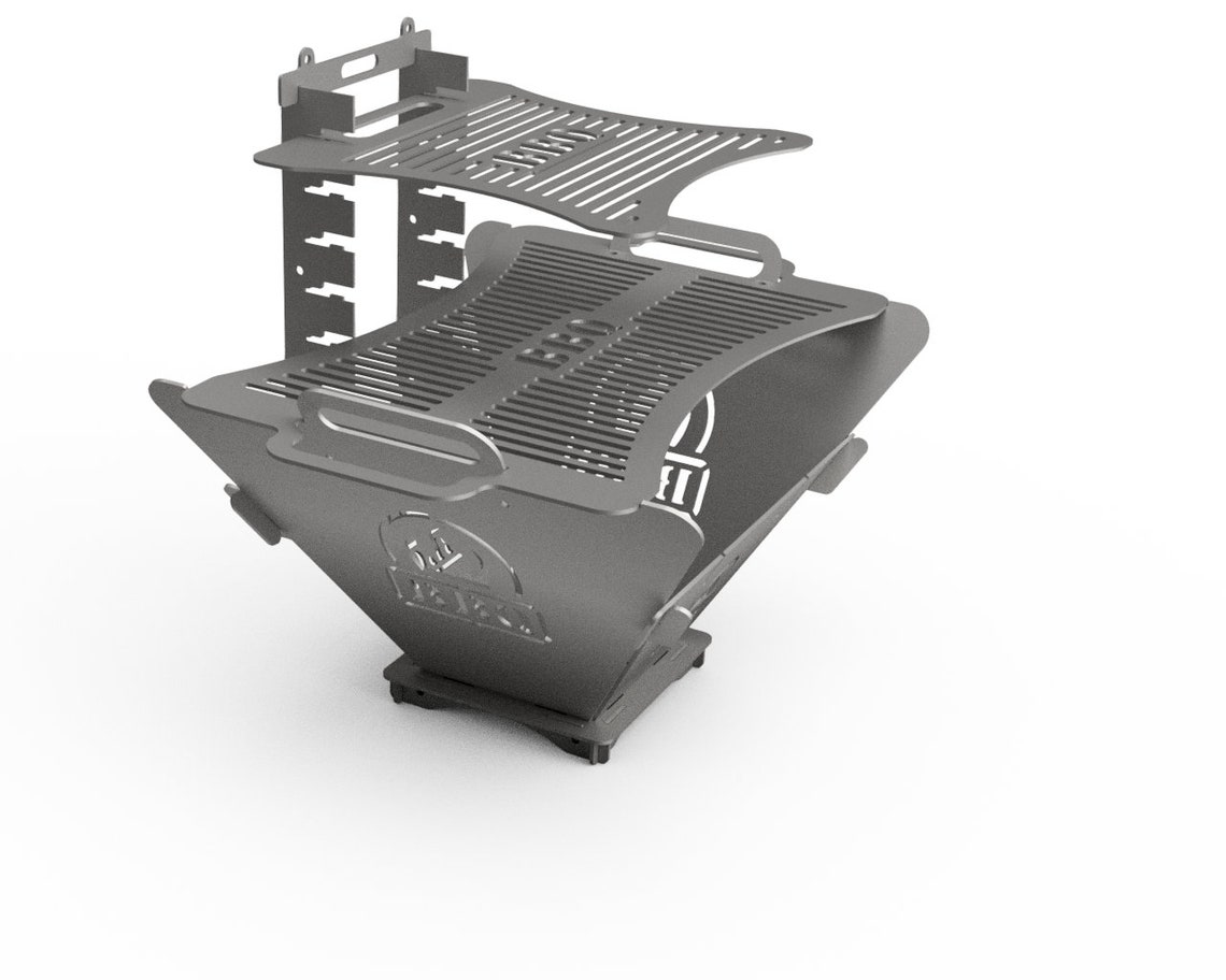 Collapsible Firepit Grill Bbq DXF Files for Plasma Laser - Etsy