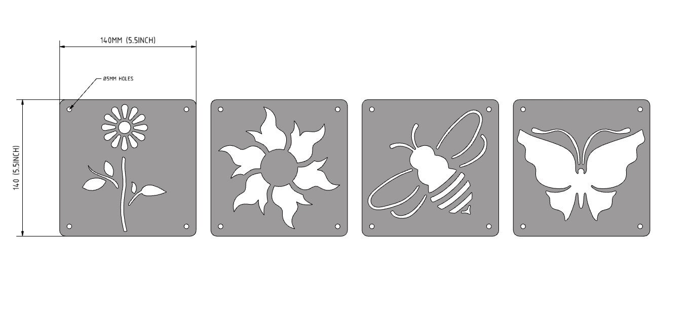 Garden Signs for Corten Steel, to Be Hanged on Concrete Reinforcement ...