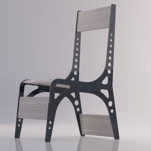 Dining Chair DXF File for Laser and Plasma Cut DIY Project - Etsy